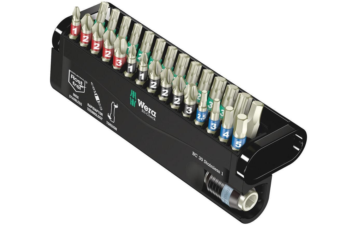 Wera Bit-Set Bit-Check 30 Stainless 1 30-teilig | 1-stop.shop | Alpine ...