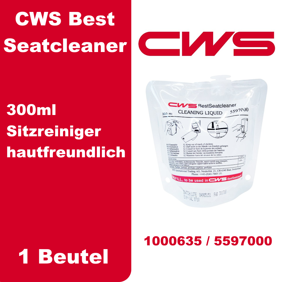 CWS Best Seatcleaner Toilettensitzreiniger - Beutel à 300ml | 1-stop ...