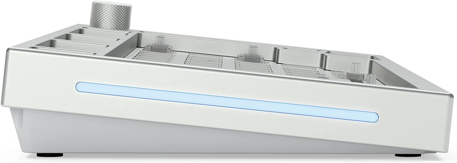 Glorious GMMK Pro TKL Gaming Keyboard Barebone - white ice [ANSI-Layout ...