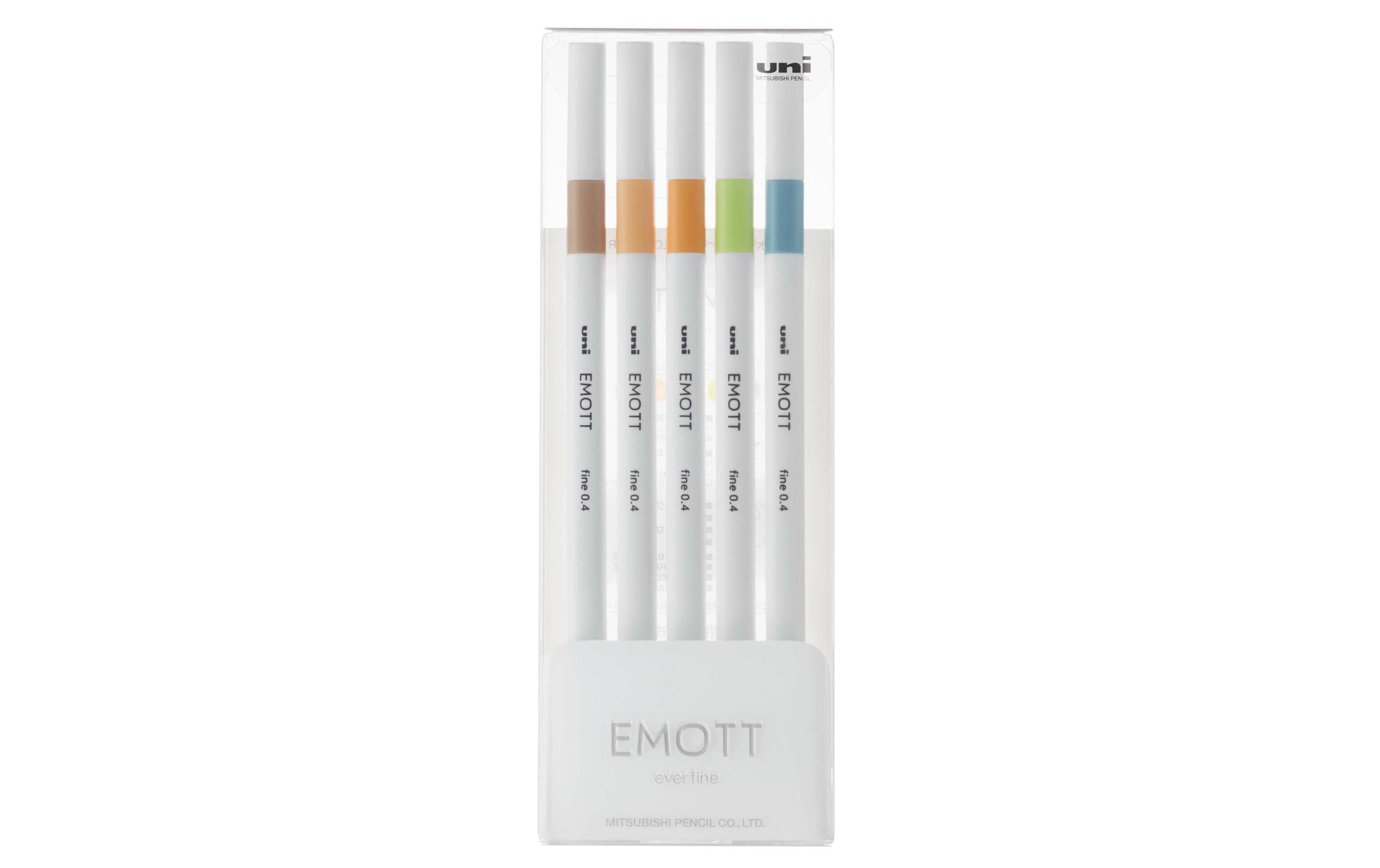 Fineliner Emott 0.4mm nature 5 Stück UNI-BALL PEM-SY_5 | 1-stop.shop ...